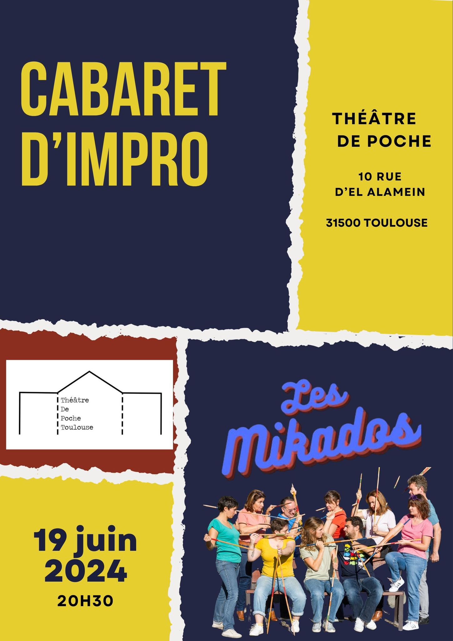 Cabaret d’impro – Accueil
