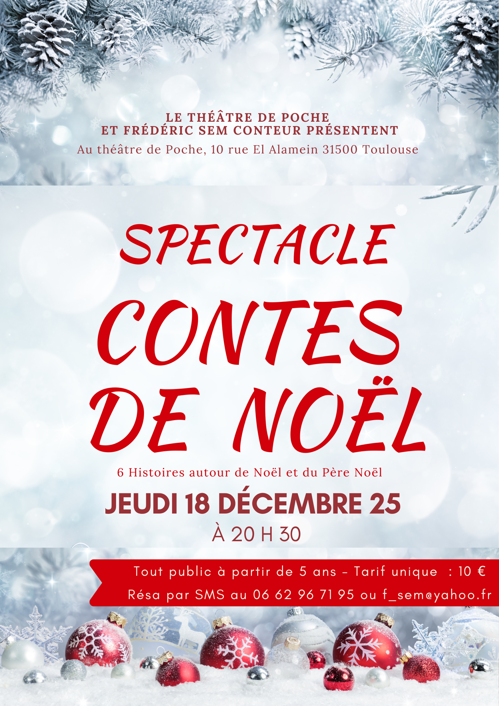 Spectacle de contes de Noël – Accueil